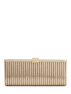 AQUAZZURA Heatwave Small Clutch - Gold