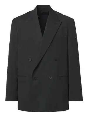 A.PRESSE Double-breasted Wool Blazer