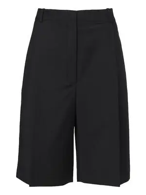 RÓHE Wool And Mohair Capri Pants - Black