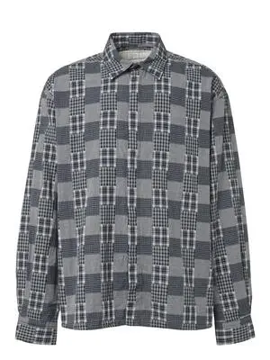 ERL Plaid Cotton Shirt - Black