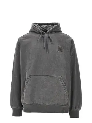 Carhartt Work In Progress Bleached-out Hooded Sweatshirt - Grey