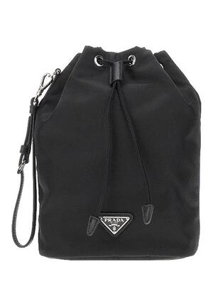 Prada Re-nylon Bucket Pouch - Black