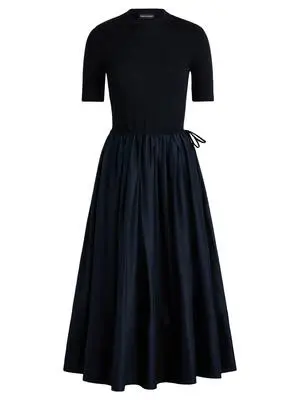 SCANLAN THEODORE Scanlan Theodore Polished Voile Sweater Dress