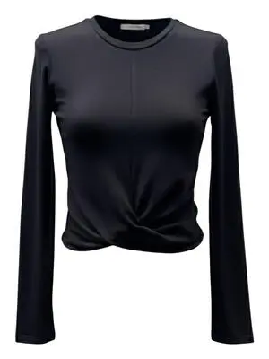 IMAATU Twisted Knot Crop Top - Black