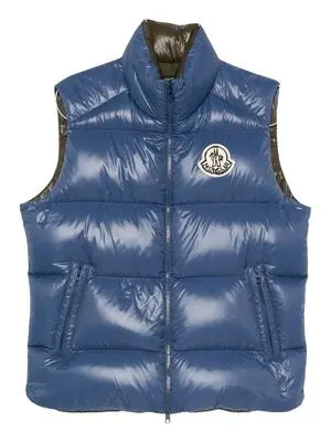 MONCLER MONCLER Belice Quilted Vest With Logo Patch