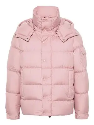 Moncler Maya 70 Short Hooded Down Jacket - Pink
