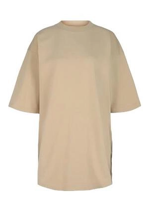 Balenciaga Balenciaga Handwritten Logo Crystal-Embellished T-Shirt Light/beige