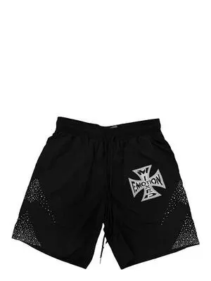 Mixed Emotion Classic Nylon Shorts - Black