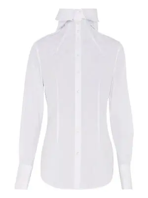 JEAN PAUL GAULTIER Hooded Fitted Shirt - White