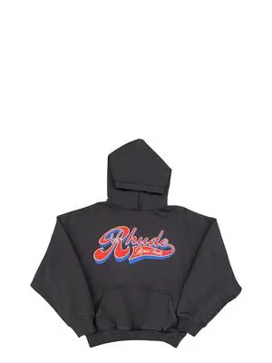 Rhude Pit Stop Hoodie 'vintage /red/blue - Black