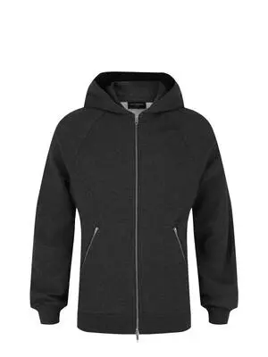 Balenciaga Logo Hoodie 'dark Heather /black - Grey