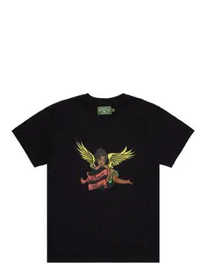 DENIM TEARS Cherub Graphic T-shirt - Black