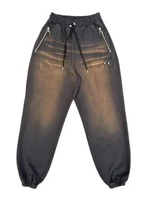 THUG CLUB Two Tone Washed Jogger Pants - Red
