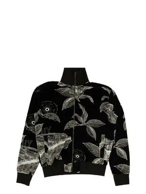 Givenchy Printed Zip Up Sweatshirt - Black