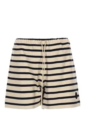 Moncler MONCLER Striped Cotton Mini Shorts Multicolour