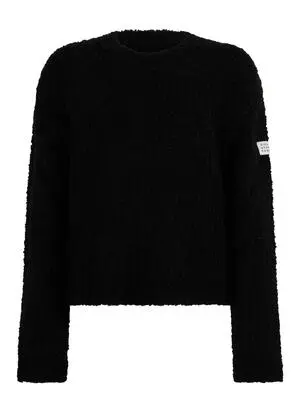 MAISON MARGIELA MM6 MAISON MARGIELA Cropped Crewneck Sweater