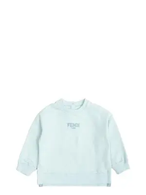 Fendi FENDI Logo Sweatshirt Blue