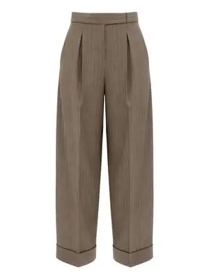 MAX MARA MAX MARA Pinstripe Wool Trousers