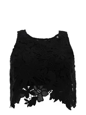 Sportmax SPORTMAX Vasto Macramé Top Black