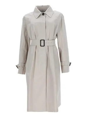 Max Mara S MAX MARA Anti-Drip Trench Jacket Beige