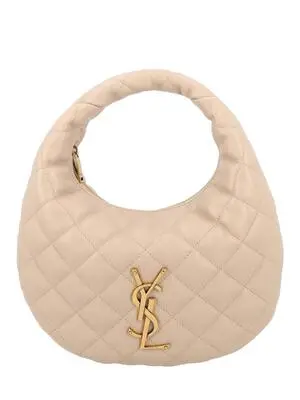 Saint Laurent Baby Lambskin Handbag 17 Cm X 27 Cm X 7.5 Cm - Beige