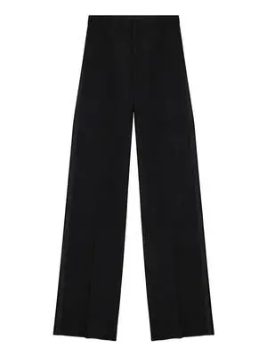Balenciaga Wool Tuxedo Pants - Black