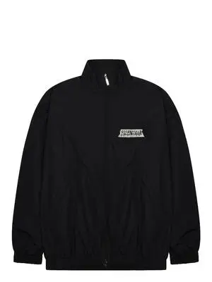 Balenciaga Masking Tape-detail Sports Jacket - Black