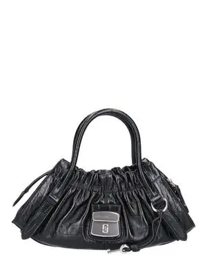 Marc Jacobs MARC JACOBS Quilted Leather Top-Handle Bag Black