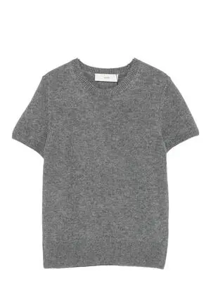 DUNST Wool Blend Crewneck Sweater - Grey