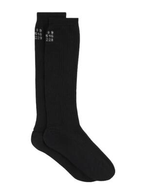 MAISON MARGIELA Knee-high Socks - Black