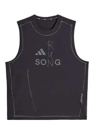 ADIDAS X SONG FOR THE MUTE Adi365 Sftm Running Tank - Black