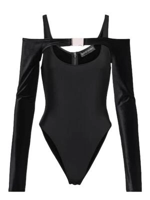 DAVID KOMA Embellished Cutout Bodysuit