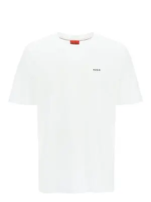 Hugo Boss Logo Printed Jersey T-shirt - White