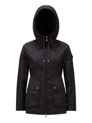 Moncler Leandro Hooded Parka Jacket - Black