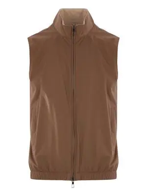 Loro Piana Zipped Reversible Gilet - Green