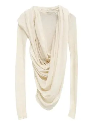 Paloma Wool Cowl-effect Knitted Top - White