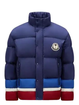 Moncler X Palm Angels Denneny Short Down Jacket - Blue