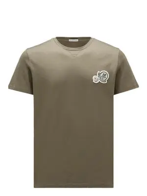 MONCLER Moncler Double Logo Patch Crewneck T-Shirt