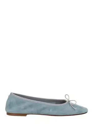 AeydĒ Aeyde Bow Detailed Slip-On Flats Gray