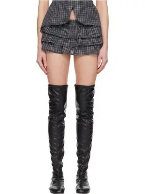 Gimaguas Jardin Ruffled Skort - Black