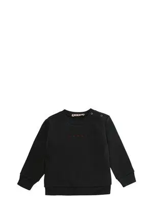Marni Long-sleeve Crew-neck Sweatshirt - Black
