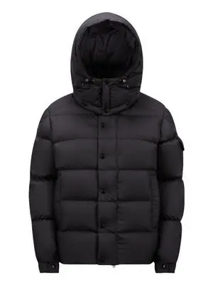 Moncler Maya 70 Hooded Short Puffer Jacket - Black