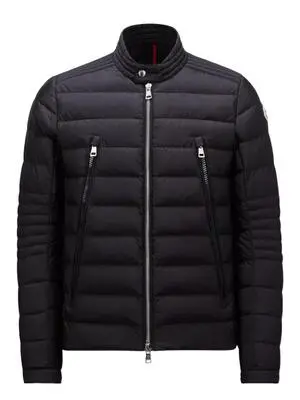 Moncler Amiot Down Biker Jacket - Black