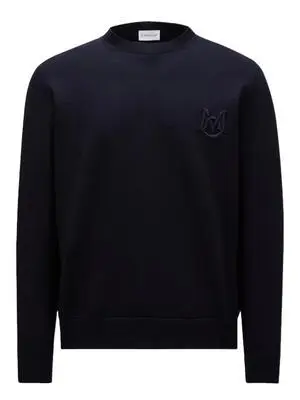 MONCLER Moncler Logo Embroidered Long-Sleeved Sweater