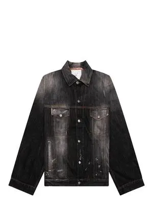 Acne Studios Buttoned Denim Jacket - Black