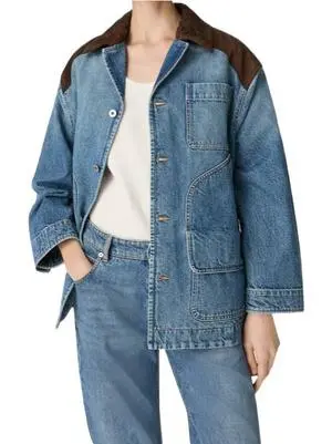 Bottega Veneta Vintage Indigo Denim Jacket - Mid Blue