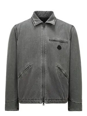 MONCLER Moncler Acate Padded Denim Shirt Jacket