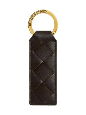 Bottega Veneta Tab Key Ring - Fudge Color