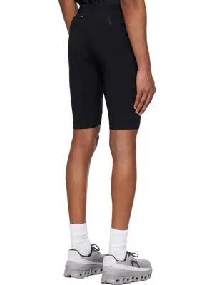 On Stretch Jersey Race Tights Half Shorts - Black
