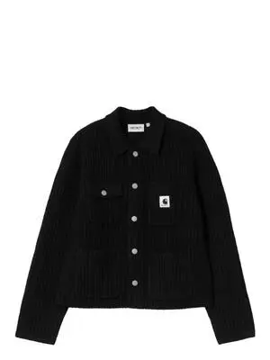 Carhartt Work In Progress Michigan Knitted Cardigan - Black
